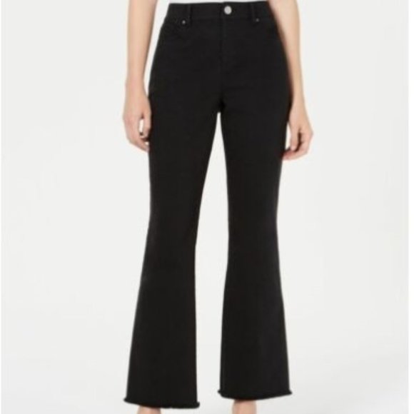 Bar III | Pants & Jumpsuits | Nwt Bar Iii Black Womens Frayed High ...